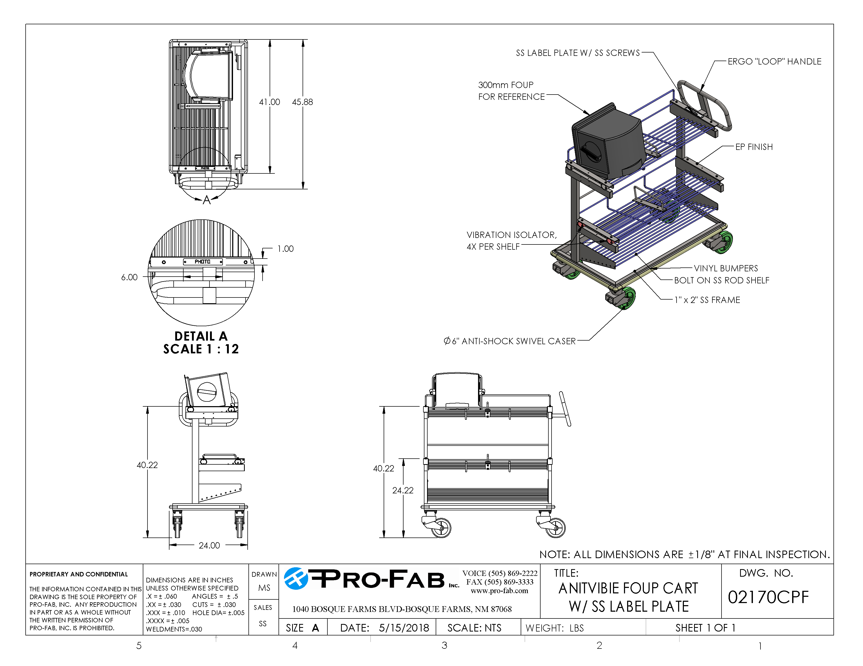 Cleanroom Wafer Transport Carts - Pro-Fab Inc.