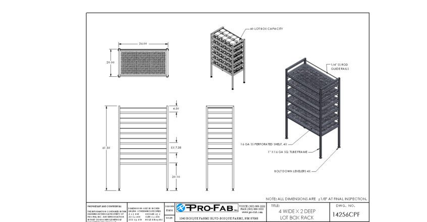 WIP, Wafer, FOSB, FOUP, & Lot Box Racks | Cleanroom Storage | Pro Fab