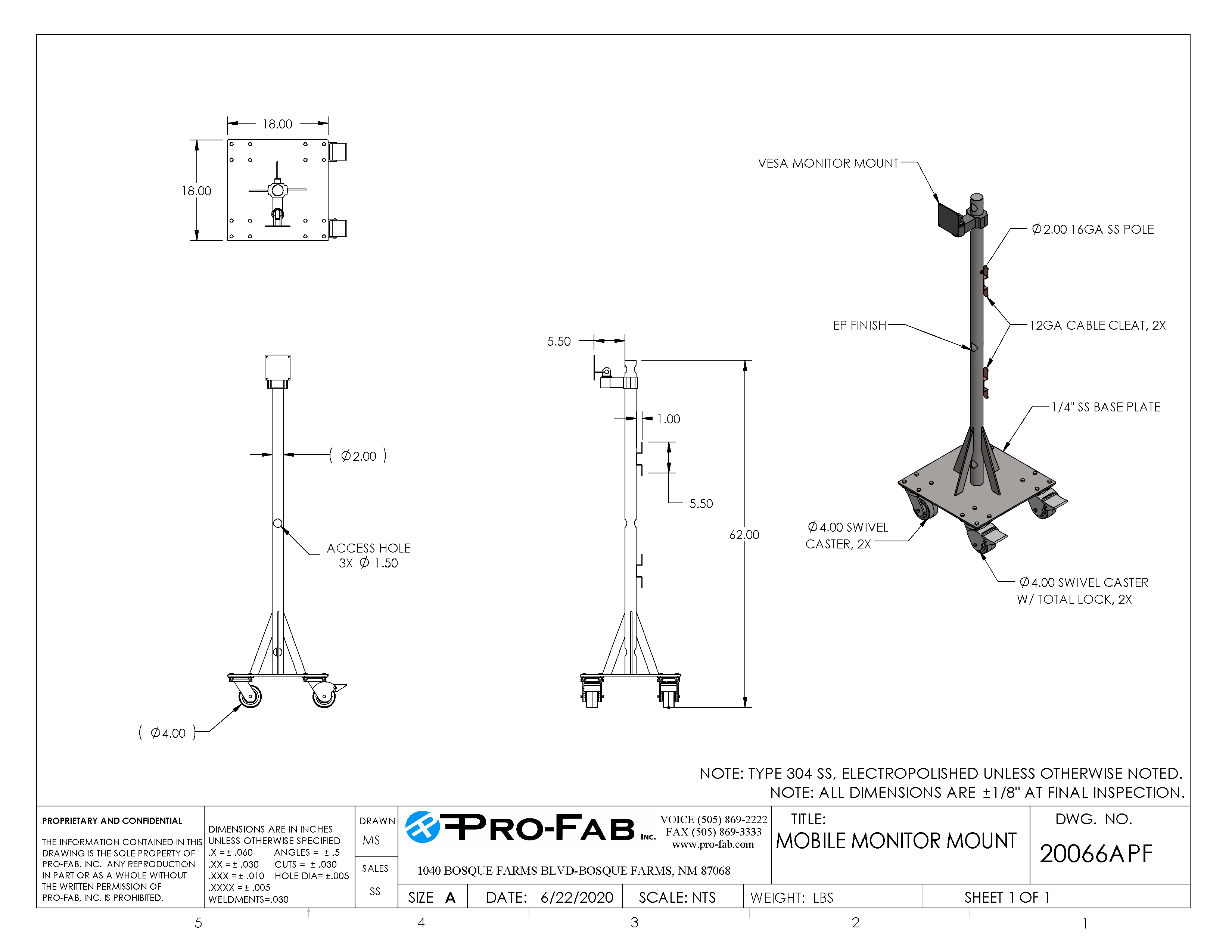 Fixed Height Cleanroom Workstations - Pro-Fab Inc.