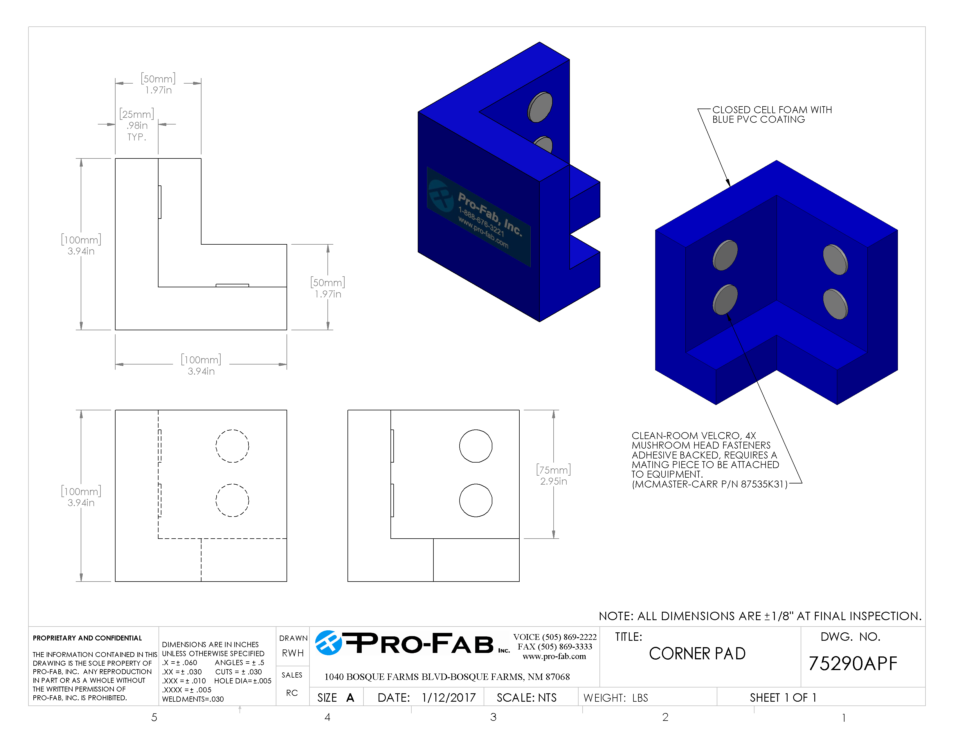 Cleanroom Safety Padding | Impact Protection for Semiconductor Facilities