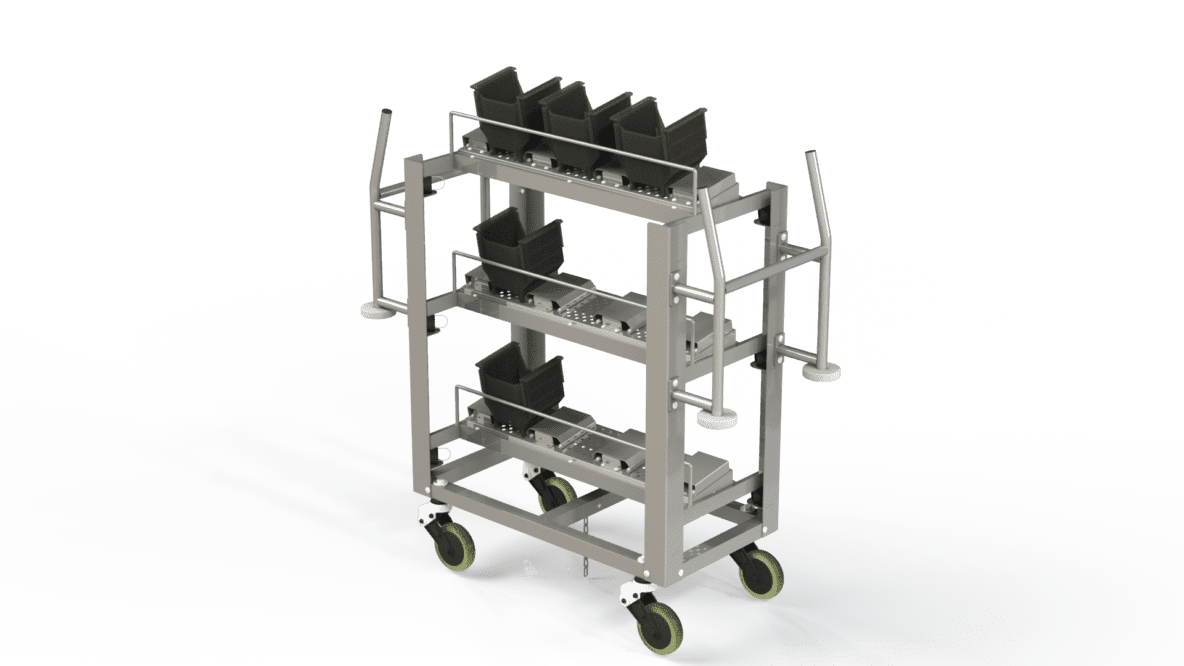 Wafer Cart (02209MPF) - Pro-Fab Inc.